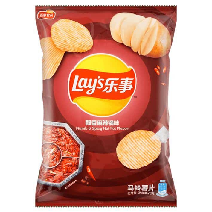 Lay's Numb & Spicy Hot Pot (68g) (China) 6-Pack – POPS DISTRO INC. - WHOLESALE