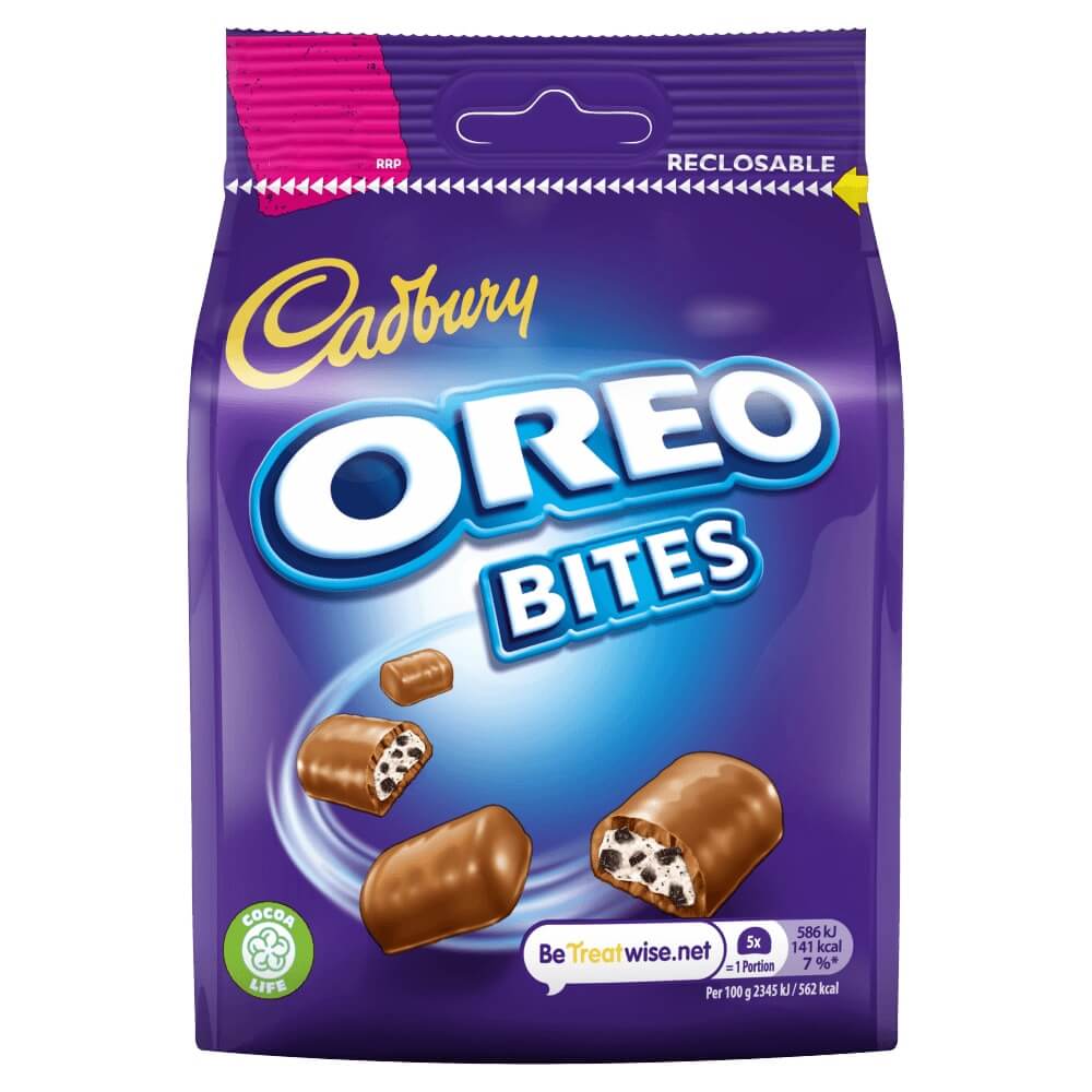 Cadbury Oreo Bites (95g) (UK) 5-Pack – POPS DISTRO INC. - WHOLESALE