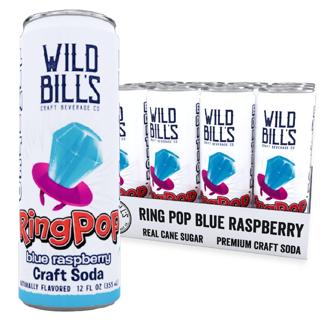 Wild Bill's Ring Pop Blue Raspberry (12oz Cans, 12ct) – Pop's Distro ...