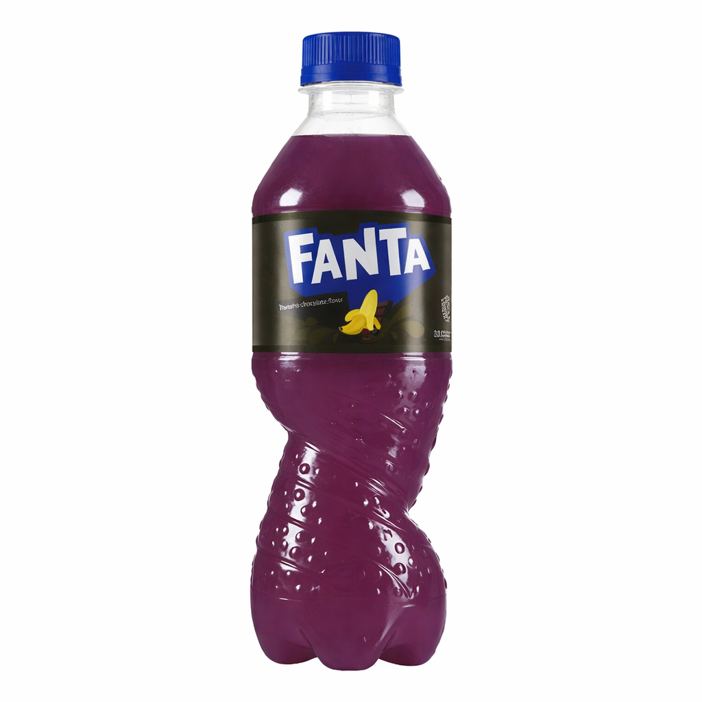 Fanta Chocolate Banana Flavor (500ml) | China | 12-Count Case – POPS ...