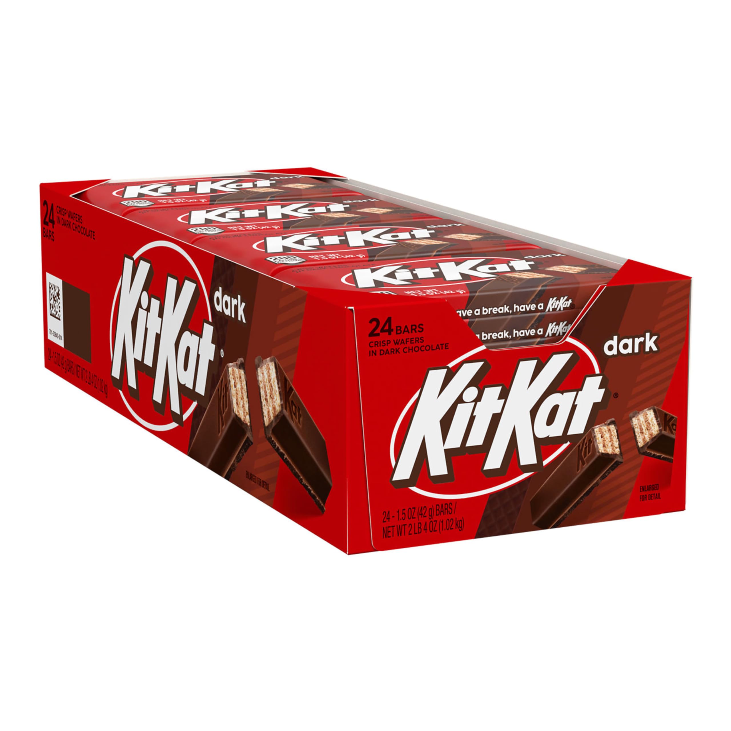 Kit Kat Dark Chocolate (2lb 4oz) USA (24ct) - Pop's Distro Inc. – POPS ...