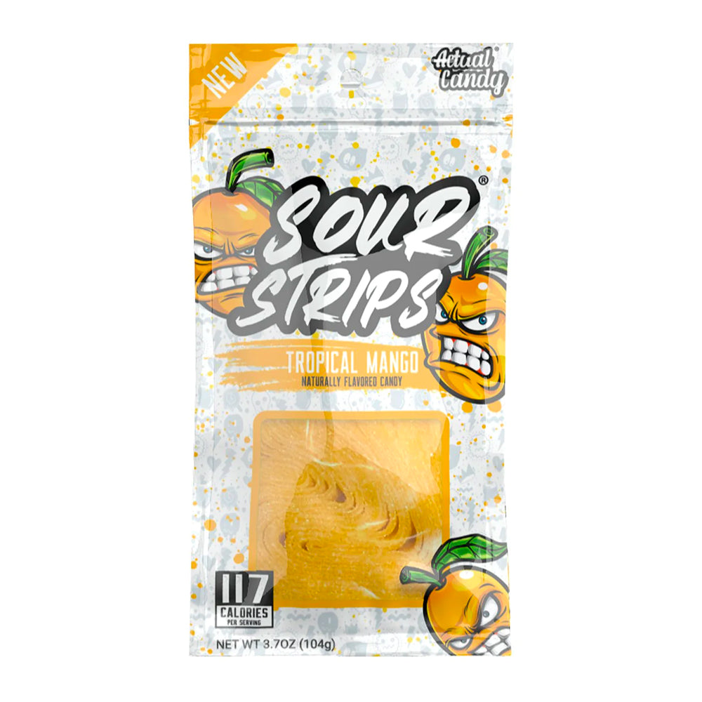 Sour Strips Tropical Mango (3.7oz) 4-Pack – POPS DISTRO INC. - WHOLESALE