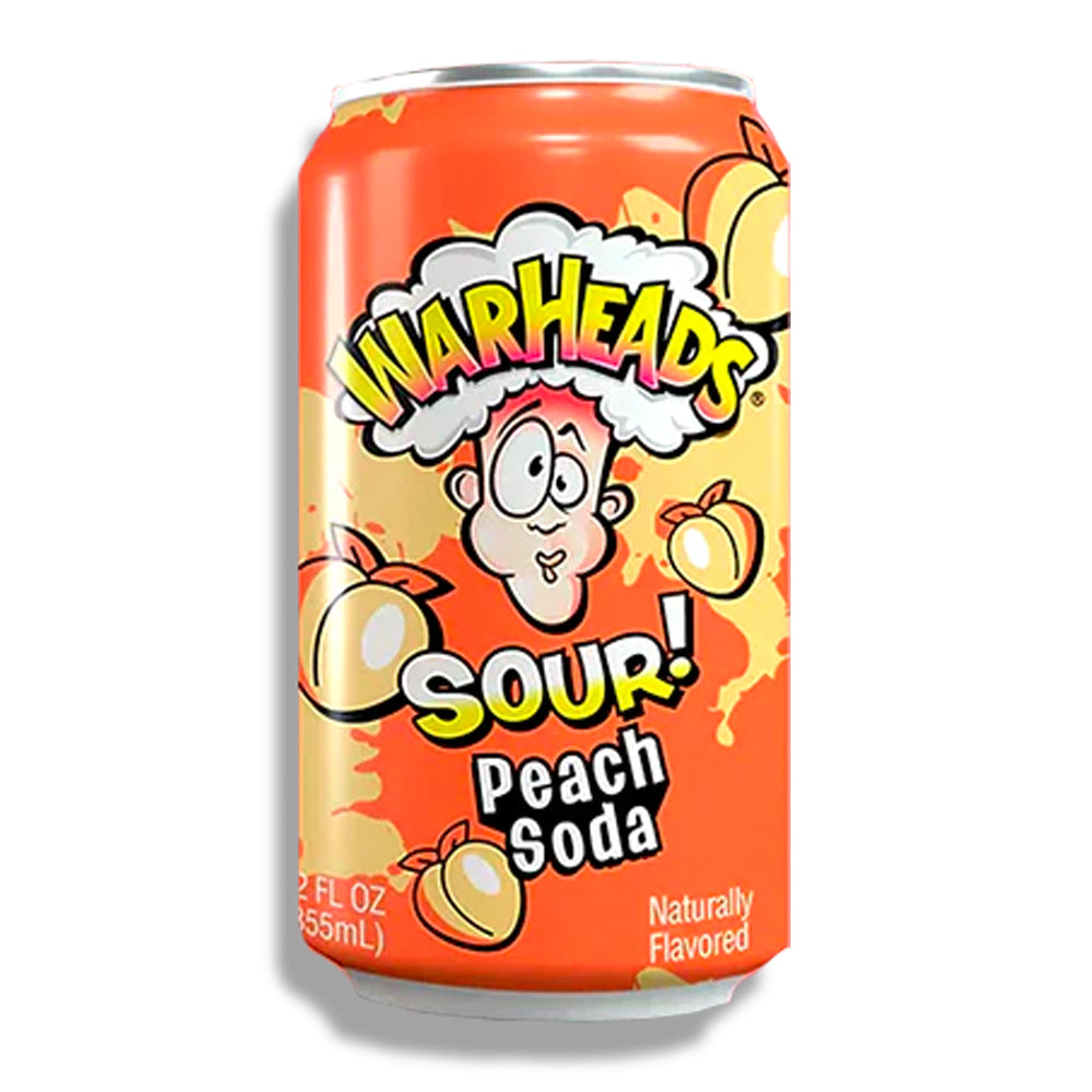 Warheads Sour Peach Soda (340ml) 12-Pack – POPS DISTRO INC. - WHOLESALE