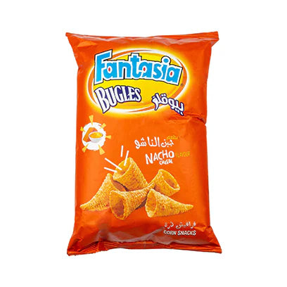 Bugles Nacho Cheese (100g) (Lebanon) 6-Pack | Crunchy Corn Snacks with ...