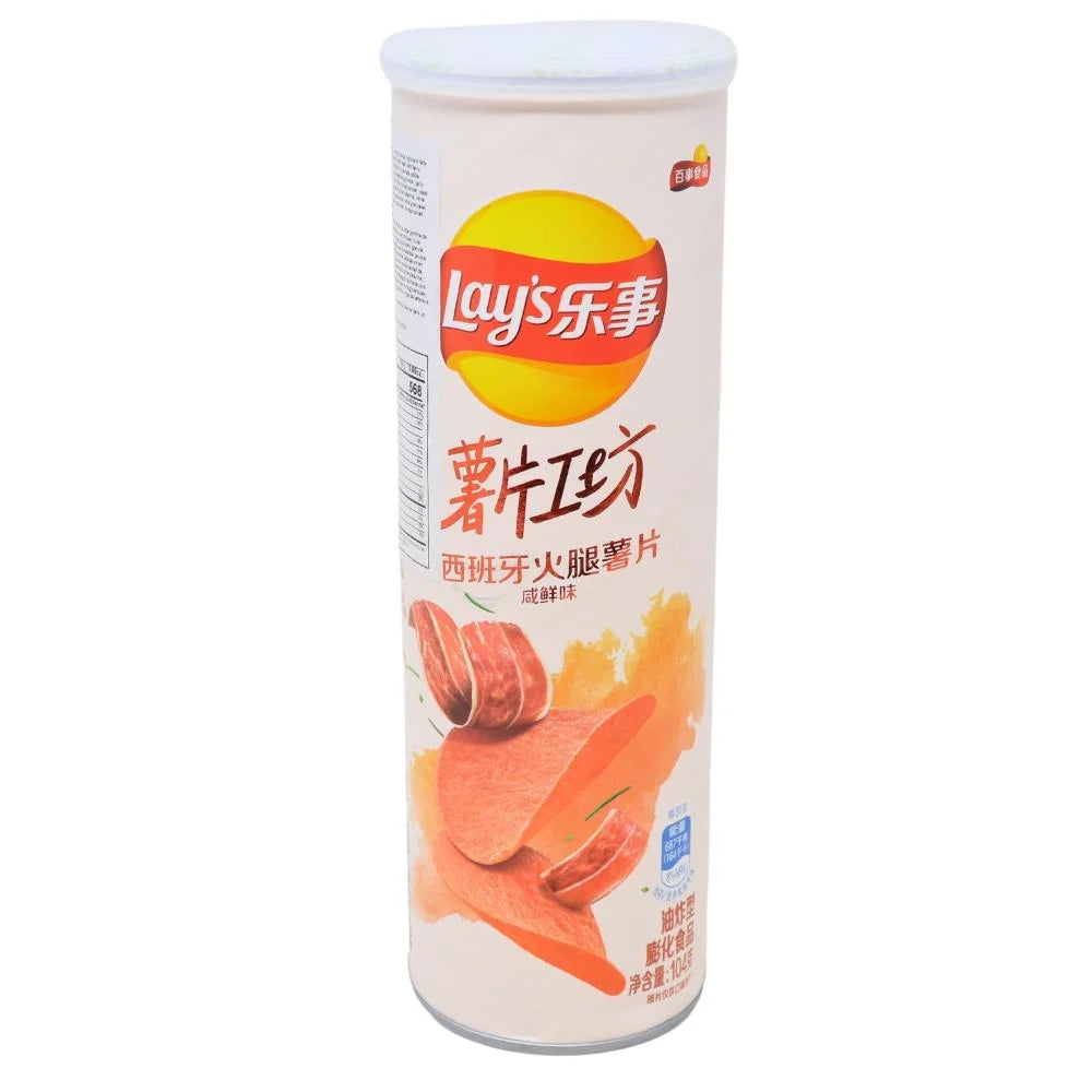 Lay's Stax Spanish Ham Flavor (90g, China) | 4-Pack Savory Snack – POPS ...