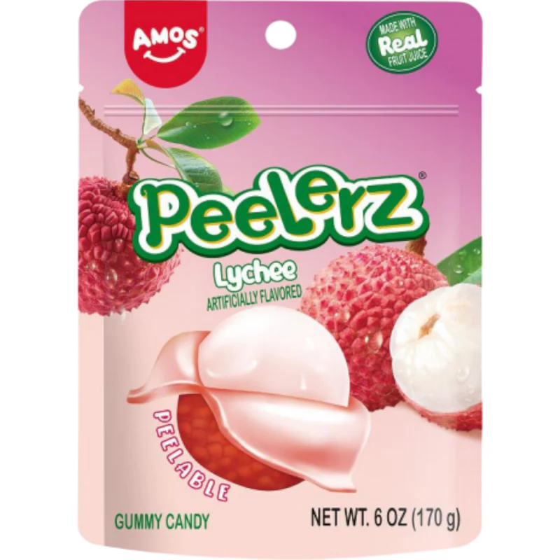 Amos Peelerz Lychee 6 pack (6oz) – POPS DISTRO INC. - WHOLESALE