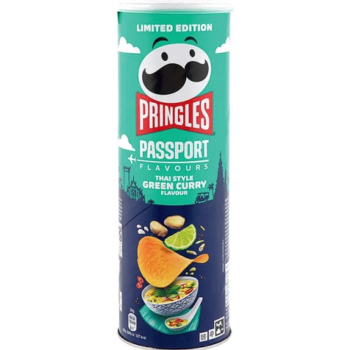 Pringles Passport Thai Style Green Curry (100g) UK (4ct) – POPS DISTRO ...