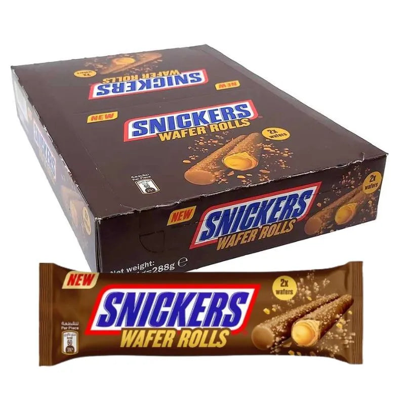 Snickers Wafer Rolls Egypt 12 Pack 🍫 – Limited Edition Snack – POPS ...