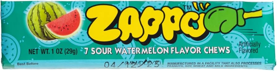Zappo’s Sour Watermelon Chews 30-Pack 🍉⚡ | PopsDistro – POPS DISTRO INC ...