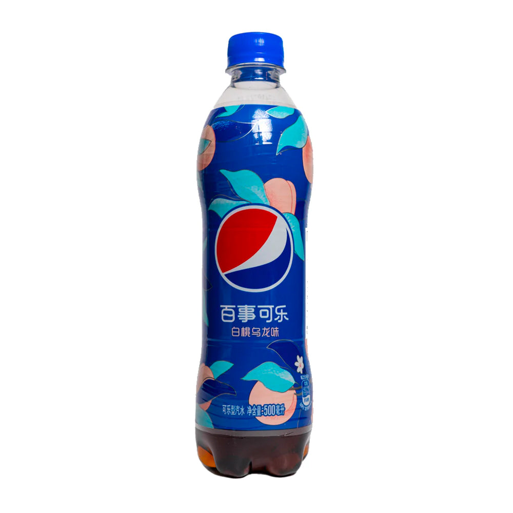 Pepsi Peach Oolong (500ml) (China) 12-Pack – POPS DISTRO INC. - WHOLESALE