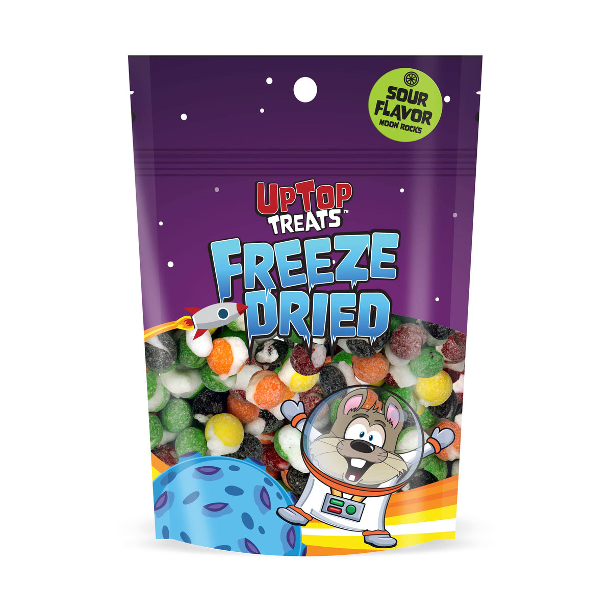 UpTop Sour Moon Rocks - Freeze Dried Candy (3.5oz) 4-Pack – POPS DISTRO ...